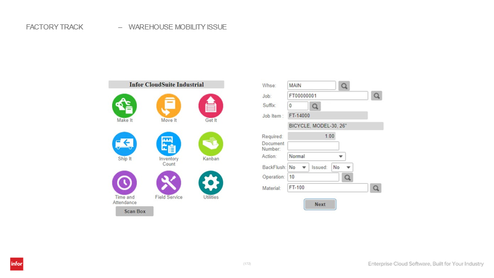 Warehouse Mobility In Infor CloudSuite Industrial