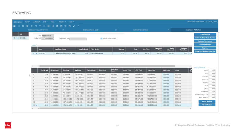Infor CloudSuite Industrial (SyteLine) Review